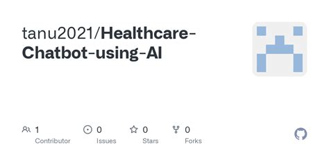 GitHub Tanu Healthcare Chatbot Using AI