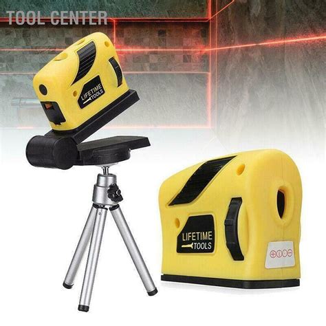 Tool Center Self Leveling ระดับอัตโนมัติ Cross Line อินฟราเรด Leveler พร้อมขาตั้งกล้องงานไม้ Diy