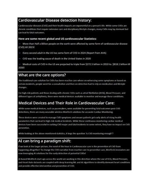 From Reactive Care To Proactive Cvd Detection Ai Brings A Paradigm Shift In Cardiovascular Care Pdf