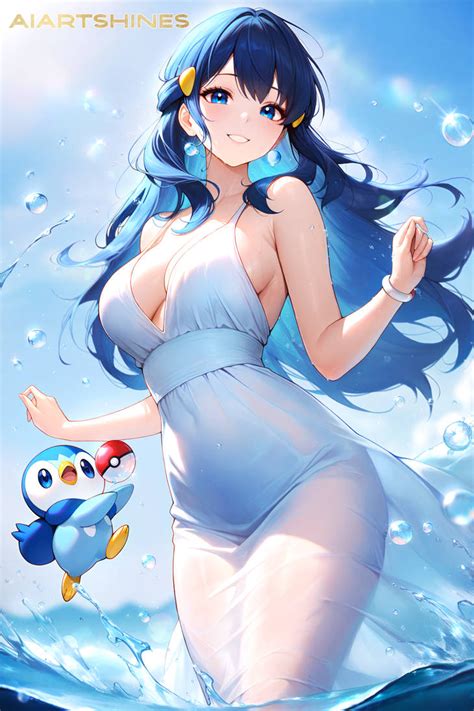Dawn Together With Piplup By Taiyohae On Deviantart