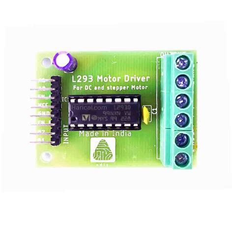 L Motor Driver For DC And Stepper Motor For Arduino Made In India Harical Online