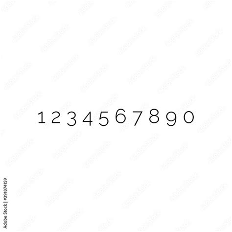 Numbers Design For Design Develpmentto Develop Graphic Design Of Web
