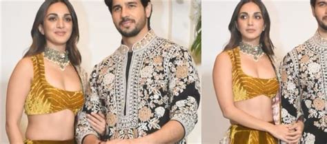 Kiara Advani Hot Exposing Cleavage And Hip During A Party