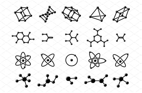Molecular Structure Hexagon Dna Background Graphics ~ Creative Market