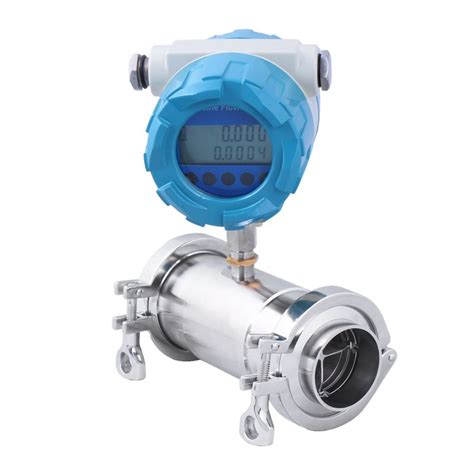 MA Output Tri Clamp Type Turbine Meter Without Display REDPLUM Flow Meter