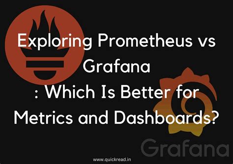 Exploring Prometheus Vs Grafana Which Is Better For Metrics And