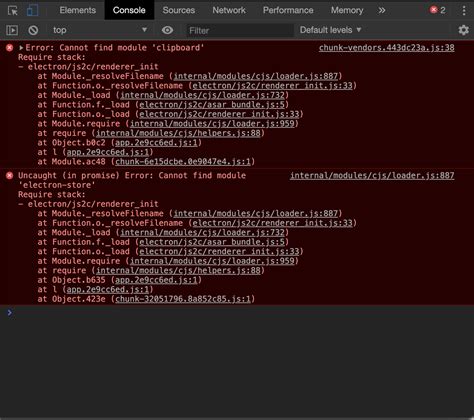 Cannot Find Module Clipboard And Electron Store · Issue 1675