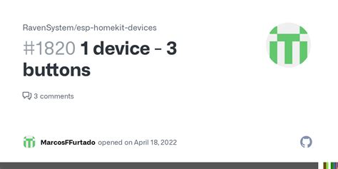 Device Buttons Issue Ravensystem Esp Homekit Devices Github