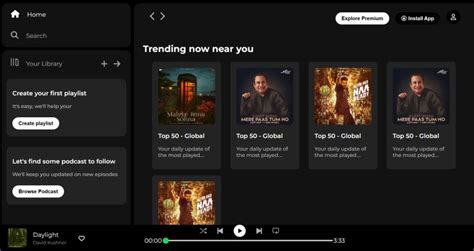 🚀 Just Built A Spotify Clone Using Html And Css Shashwat Yedve