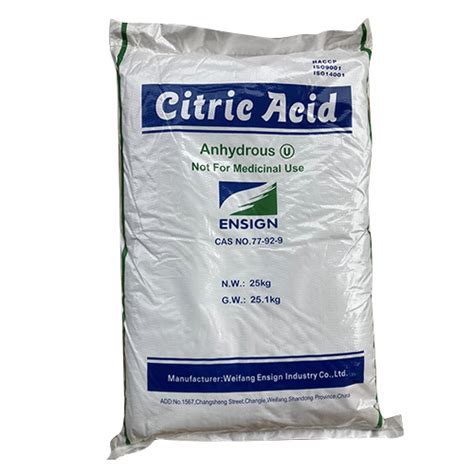Citric Acid Application Industrial At Best Price In Delhi Kamdhenu Foods Limited