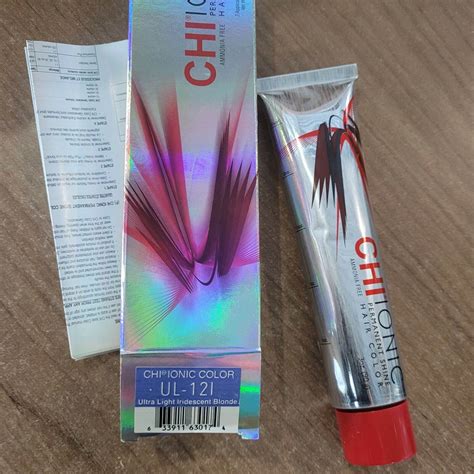 Chi Ionic Permanent Shine Hair Color Ammonia Free Ul 12i Ultra L Irid