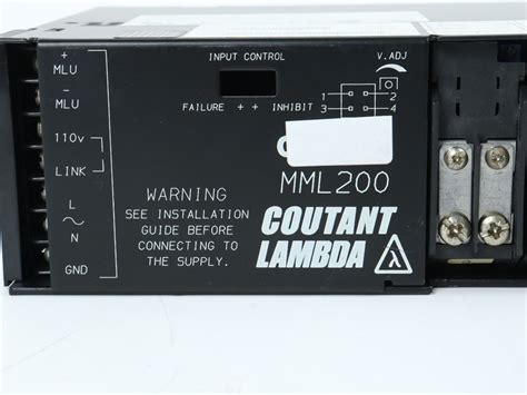 Omega Mml200 Coutant Lambda Power Supply Rockss Automation