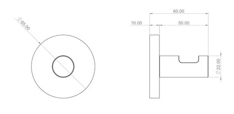 Sonas Hakk Robe Hook Brushed Nickel Get My Taps