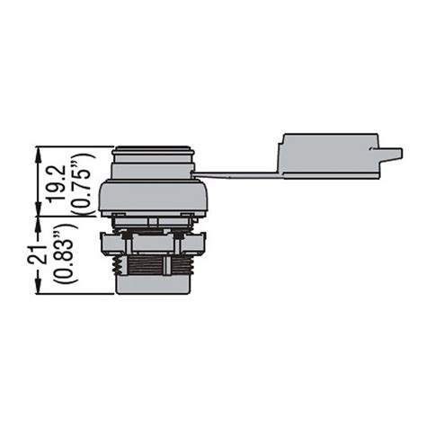 Usb Bulkhead Connector With Cap 3 0 A B Connection 22m
