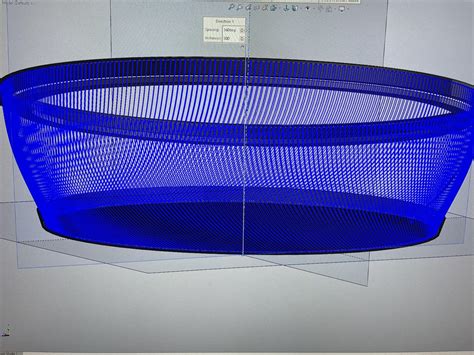Solid Works Didnt Like A 300 Instance Revolve Any Tips To Make This Mesh Basket Less Resource