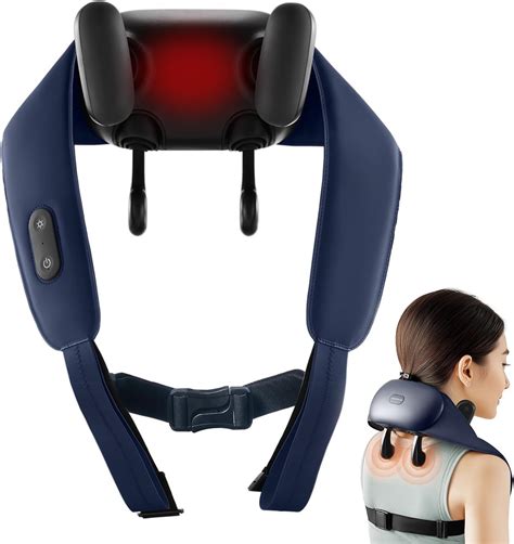 Mekk Shiatsu Neck Massager With Heat Cordless Deep Tissue