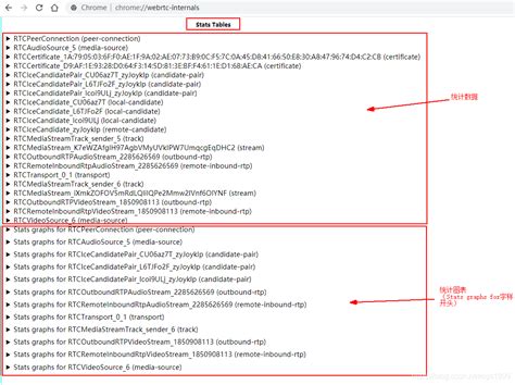 Chrome调试工具webrtc Internals Csdn博客
