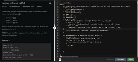 Bishal Das On Linkedin Dynamicprogramming Maxpathsumtriangle Dsaday81 Algorithminsights
