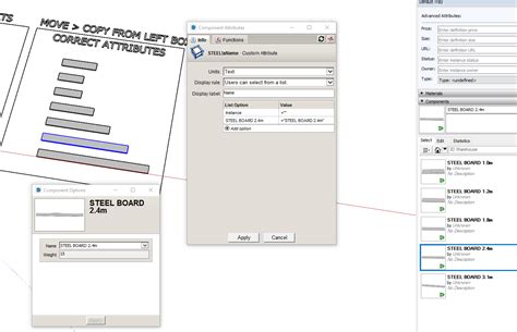 Issue With Attributes Not Updating When Replacing A Component With Another Sketchup