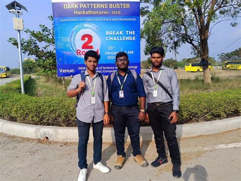 Murugananthan Chinnaiyan On Linkedin Darkpatternsbuster Hackathon Teamwork Srmist Dpbh2023