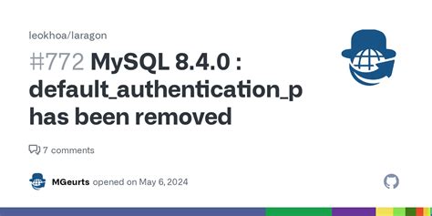mysql 8 4 0 default authentication plugin mysql native password has