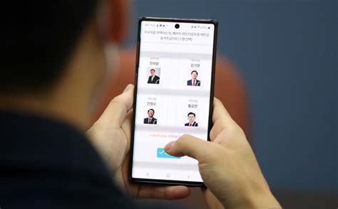 與 전대 모바일 투표율 ‘역대 최고··· 친윤 결집 비윤 반란