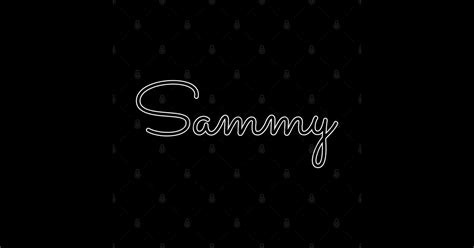 Writing Sammy Name Label Writing Sammy Name Label Sticker TeePublic