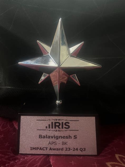 Bala Vignesh On Linkedin Impactaward Gratitude Teamwork