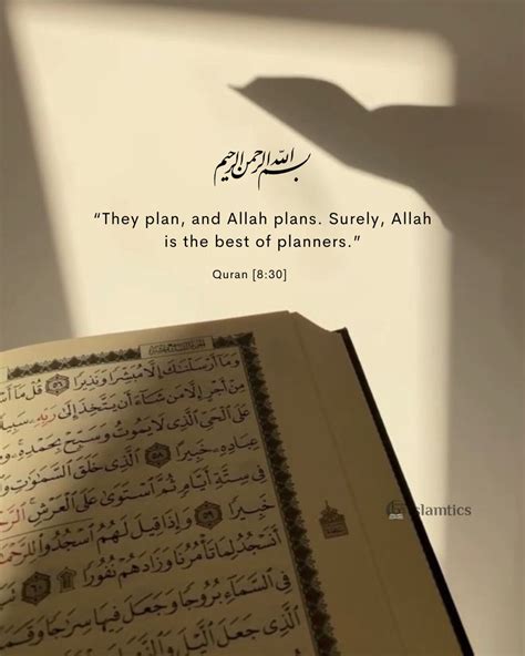 They Plan And Allah Plans Surely Allah Is The Best Of Planners” All About Islam And Its