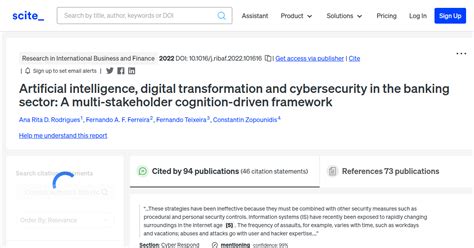 Artificial Intelligence Digital Transformation And Cybersecurity In The Banking Sector A Multi