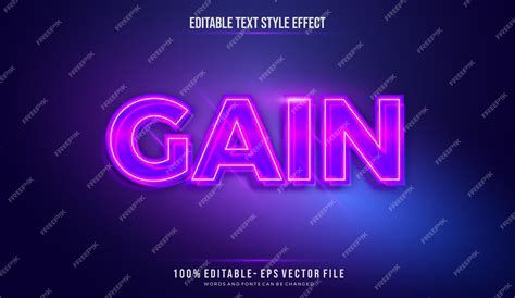 Premium Vector Modern Editable Text Effect Vibrant Modern Color Shiny