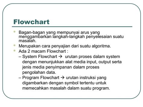 Algoritma Dan Flowchart Ppt Algoritma Dan Flowchart Ppt