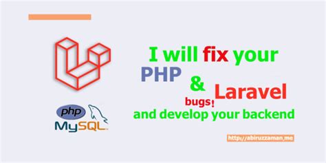 Fix Bugs Php Laravel Codeigniter Vue Js Application By Shohidurr Fiverr