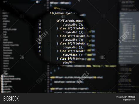 Real C C Code Image Photo Free Trial Bigstock