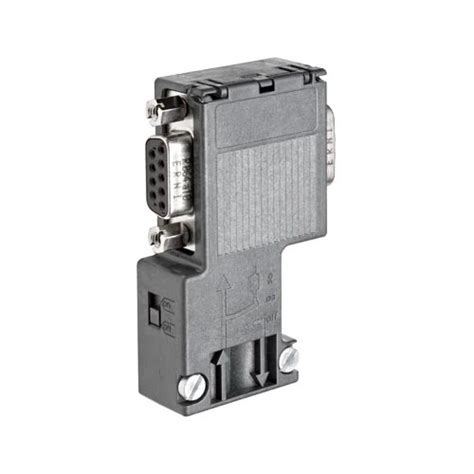 Simatic Dp Connection Plug For Profibus Up To 12 Mbits 90° Cable Outlet Terminating Resistor