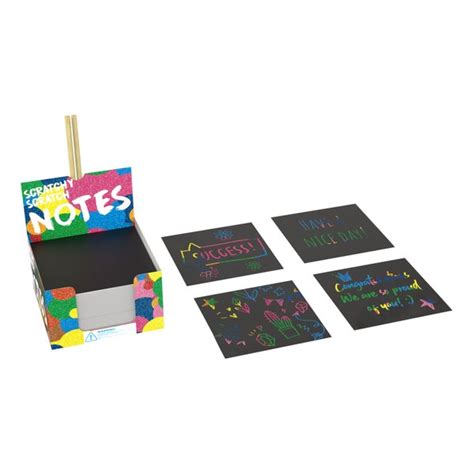 150 Rainbow Scratch Notes The Container Store