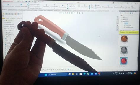 Gaurav Rathour On Linkedin Knife Designing Using 1 1 Scale In Solidworks Skyy Skill Academy House…