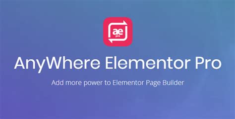 anywhere elementor pro stci tech