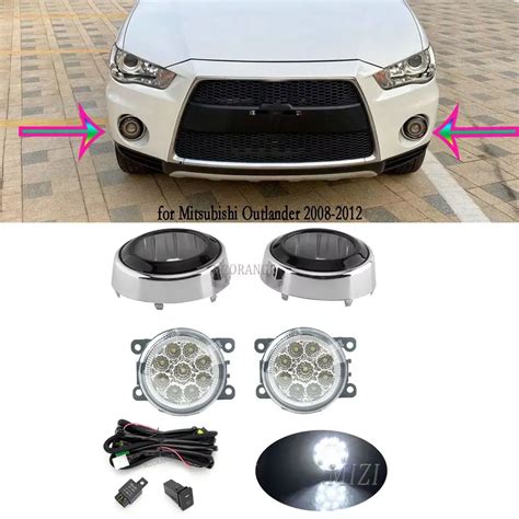 Fog Lights Led For Mitsubishi Outlander 2008 2009 2010 2011 2012 Fog