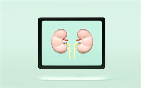 3d X 선 필름 신장 인간 현실적인 녹색 배경에 고립되어 있습니다 신장 건강 장기 개념 세계 신장의 날 개념 3d 일러스트 레이 션 렌더링 확인 3차원 형태에 대한 스톡