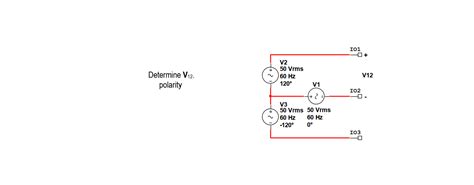 Solved 101 0 V2 50 Vrms 60 Hz 120 Determine V12 Polarity Chegg Com