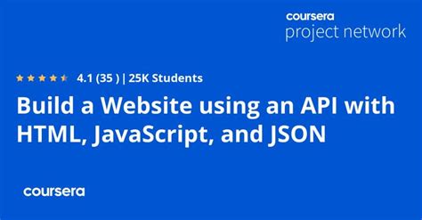 Matege Billbright On Linkedin Build A Website Using An Api With Html Javascript And Json