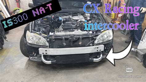 Turbo is300 pt. 3 CX racing intercooler & o2 bungs in the manifold ...