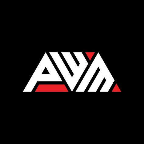 PWM Triangle Letter Logo Design With Triangle Shape PWM Triangle Logo Design Monogram PWM