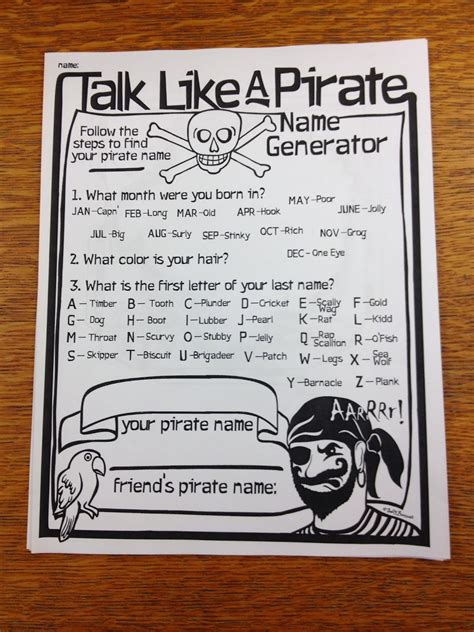 Talk Like A Pirate Day Best Day Ever Sssteaching