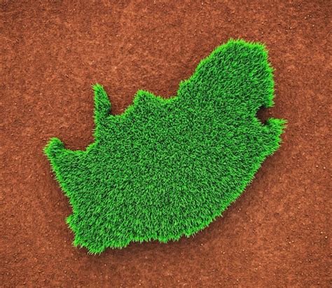 Premium Photo South Africa Grass Nature Map