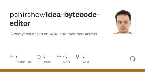 GitHub Pshirshov Idea Bytecode Editor Gloomy Tool Based On ASM And Modified Jasmin