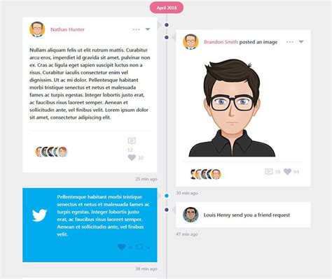 Great Bootstrap Timeline Examples To Use In Your Projects