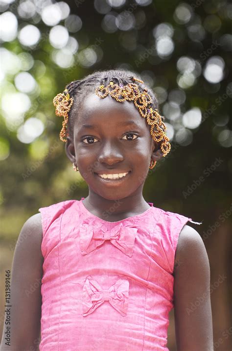 Little Black African Girl